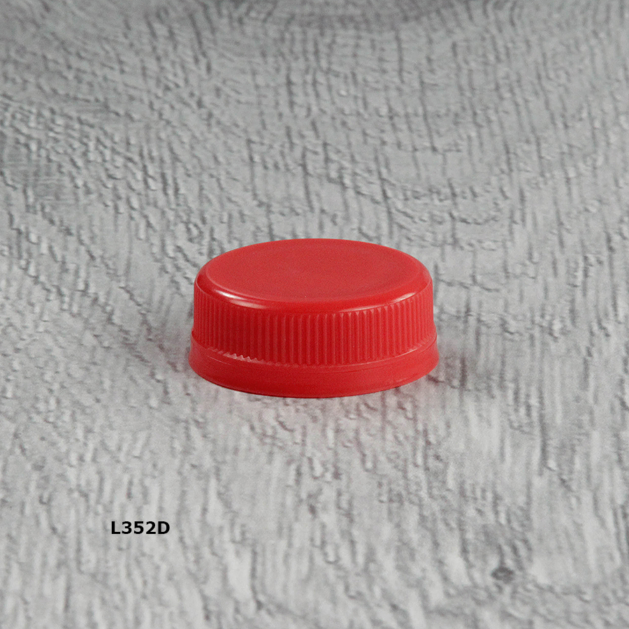 38mm Red DBJ Dairy Lid Style 358 - L352D