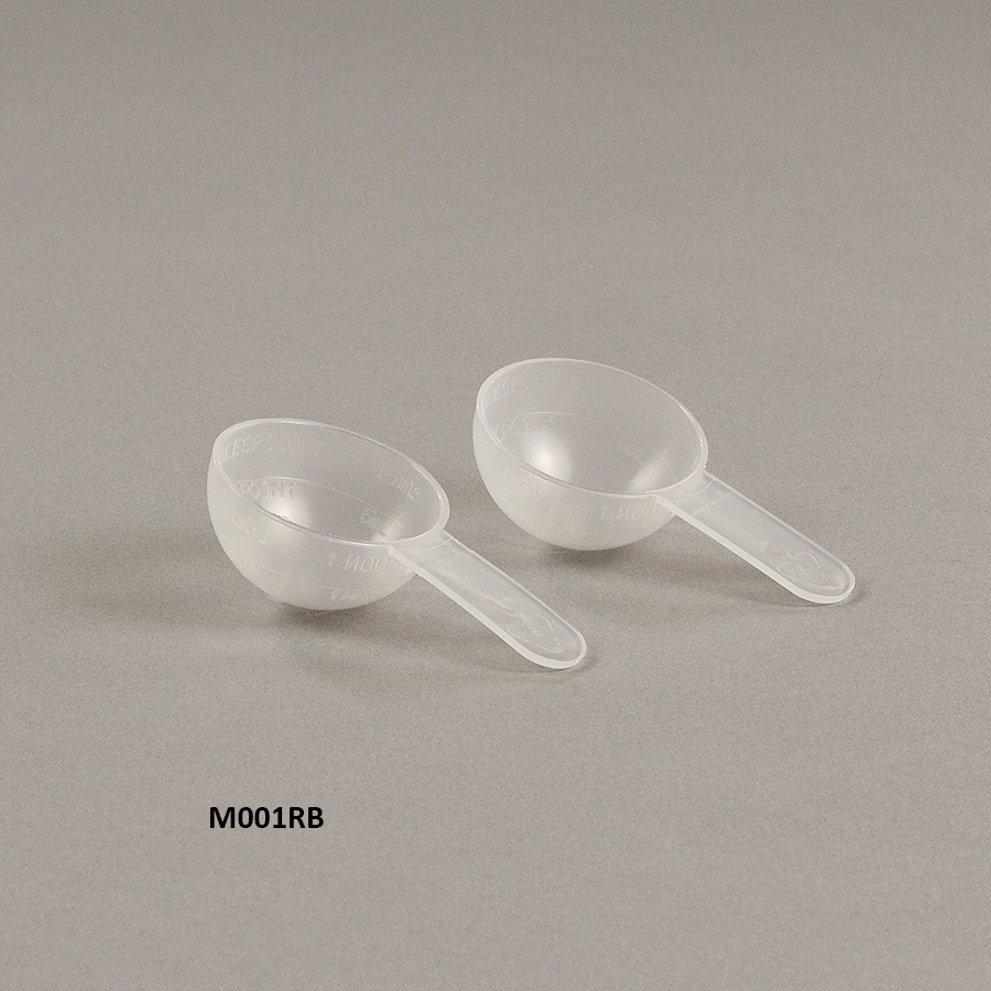 14.79cc Natural Short Handle Round Bottom Scoop 2-53/64" - M001RB