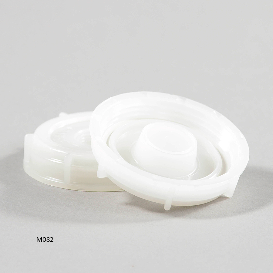 70mm Screw Cap 3/4" Threaded Punch-Out 8TPI Polyethylene - M082