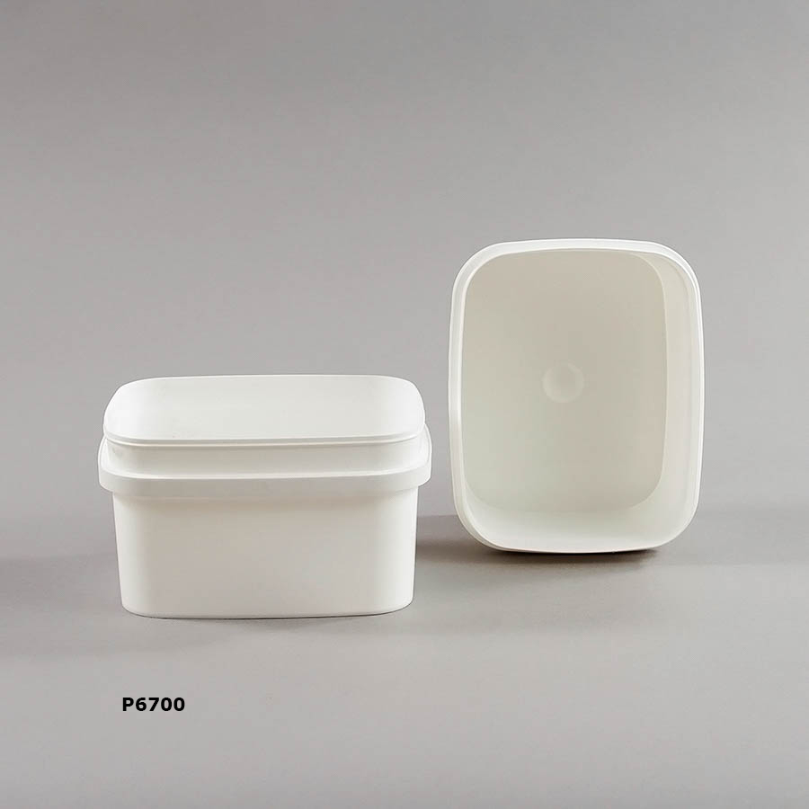 1.5 ltr (51 oz) White EZ STOR Can (P7075) (L043) - P6700