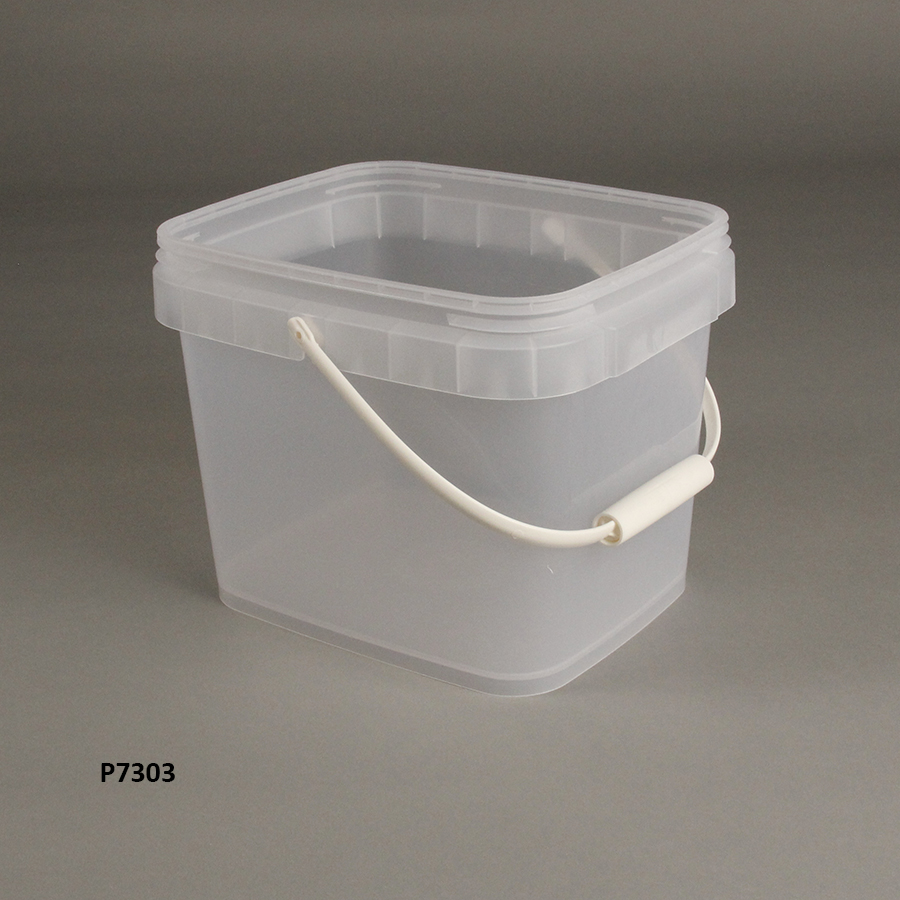 3 Gal Clear P/P EZ STOR Pail (P7210) - P7303
