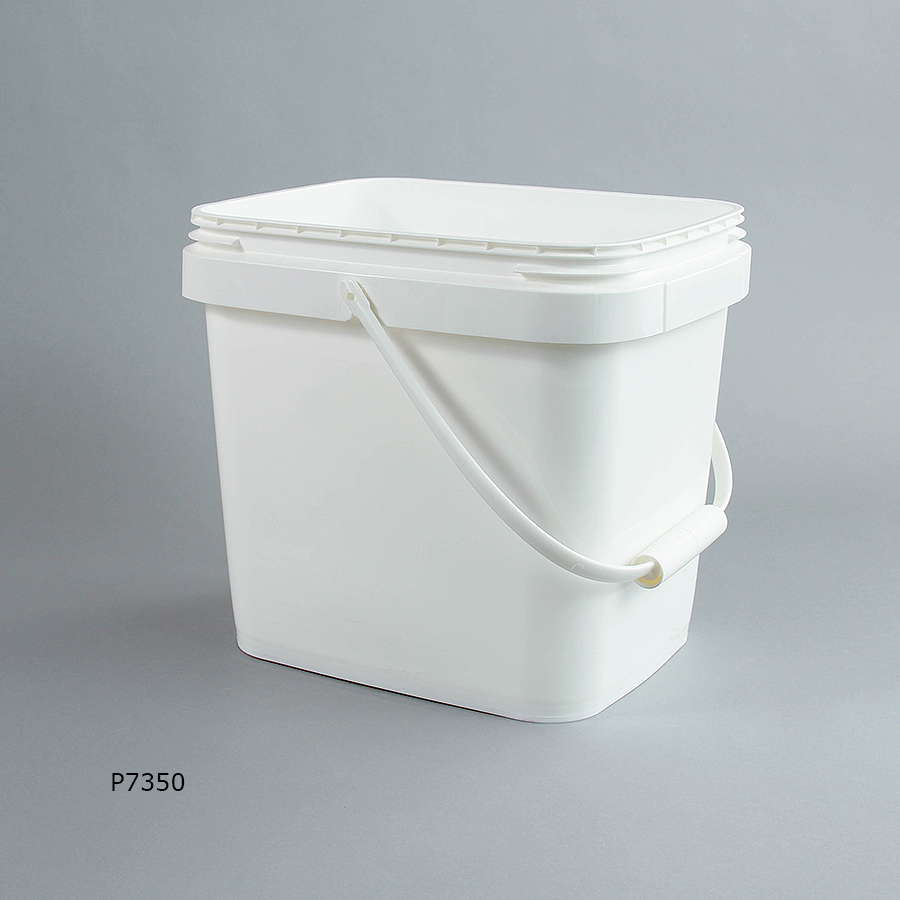 3.5 Gal White HDPE EZ Stor Pail 70mil (P7210) - P7350