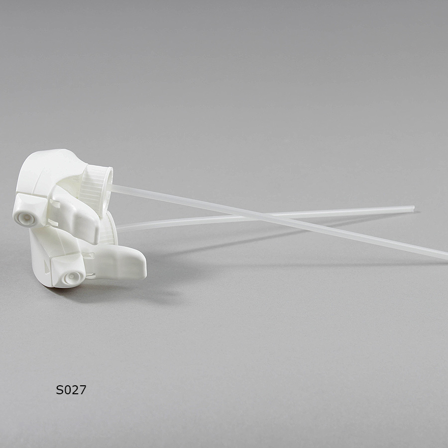 28-400 White/White Trigger Sprayer 9-1/2" Dip Tube - S027