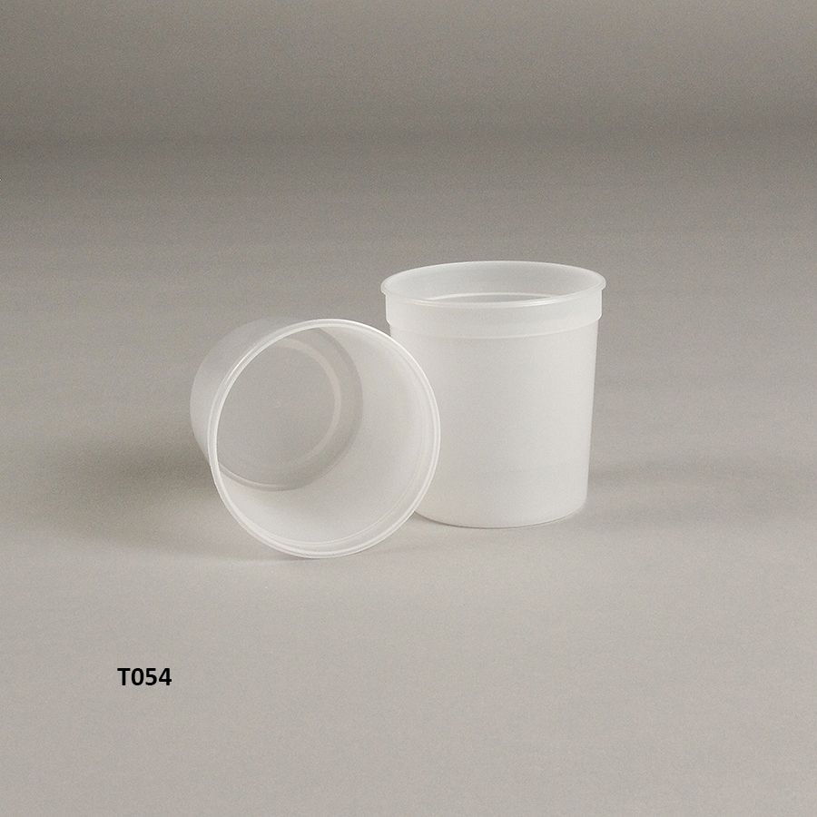 16 oz Natural HDPE Tub - T054