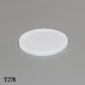 L309 White LDPE Lid Works with T069 - T278
